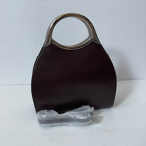 Daniela Moda | Bags | Daniela Moda Vera Pelle Brown Leather Crossbody ...